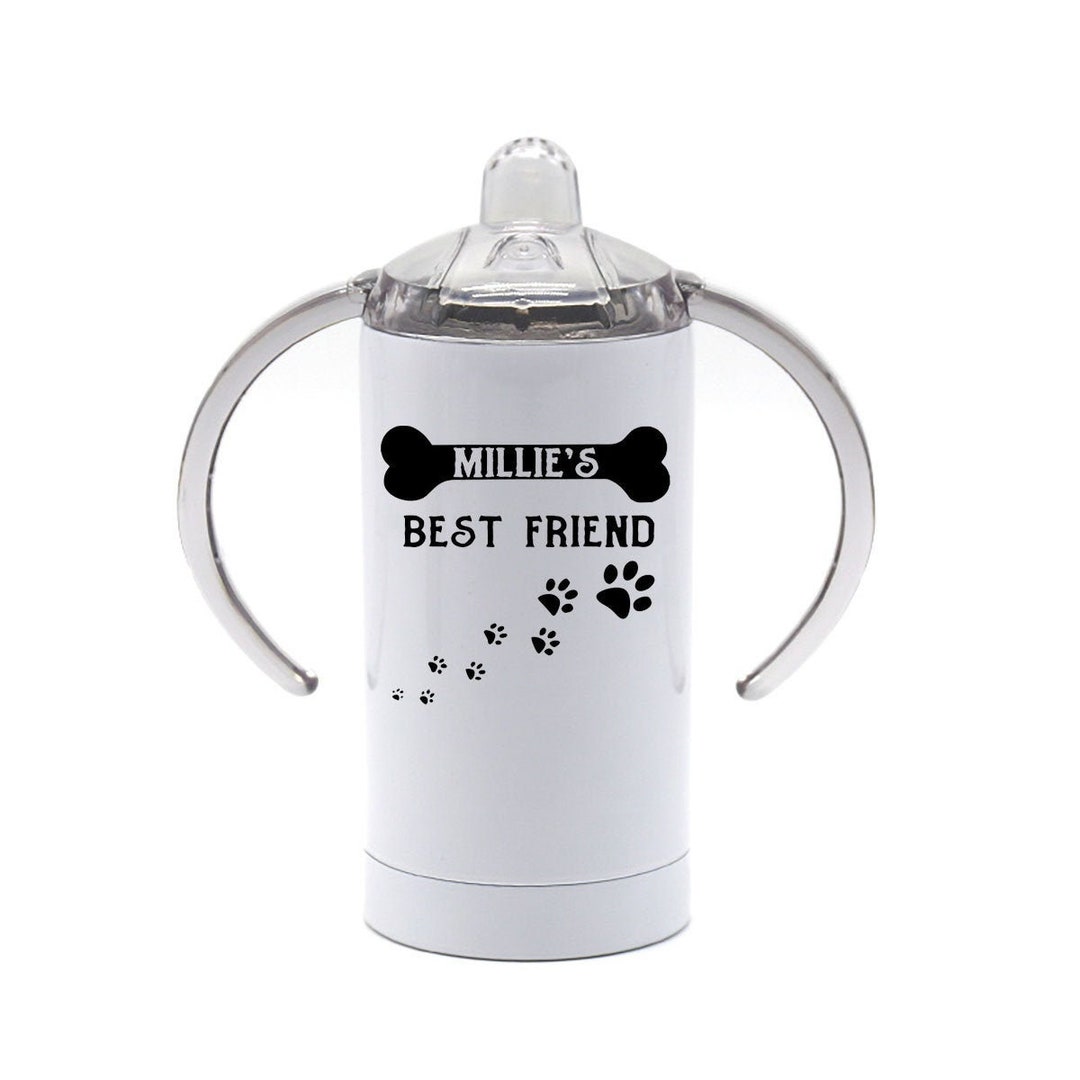 Custom Sippy Cup, Custom Dog Best Friend, Kid and Dog, Dogs Best Friend ...