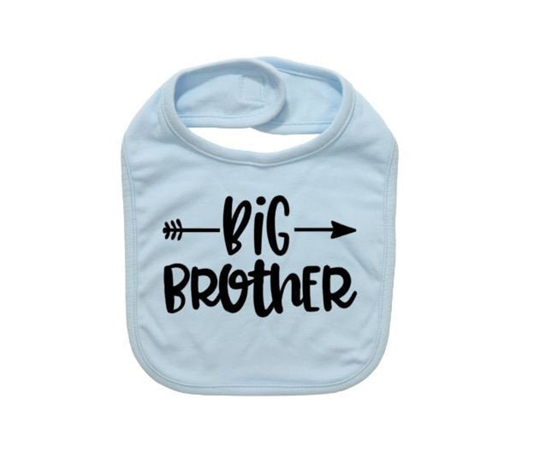Baby Bib, Big Brother, Baby Announcement, Big Brother Arrow, Infant ...