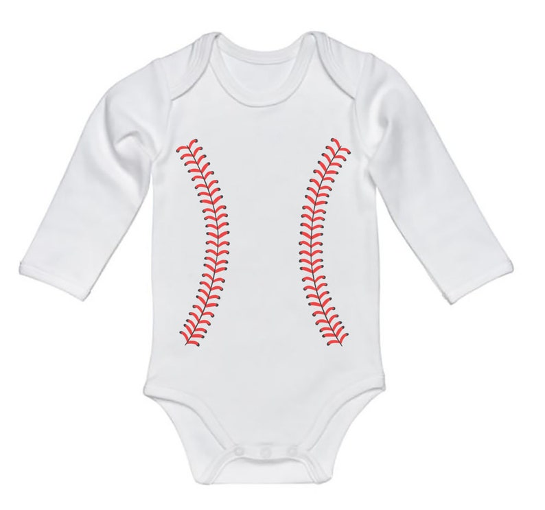 Baseball Onesie Baby Baseball Outfit Baseball Stitches - Etsy