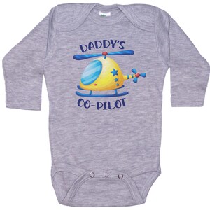 Helicopter Onesie®, Daddy's Co-pilot, Cute Baby Outfit, Baby Shower ...