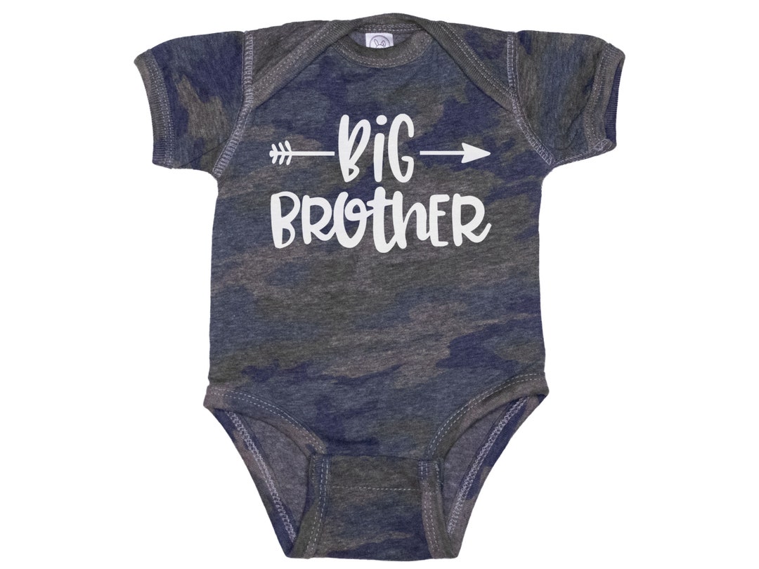 Big Brother Onesie®, Big Brother Arrow, Baby Announcement, Camo Onesie ...