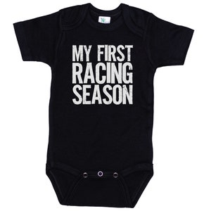 Racing Onesie®, My First Racing Season, Motocross Bodysuit, Baby Racing ...