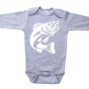 Fishing Onesie Walleye Walleye Baby Outfit Fishing Baby - Etsy