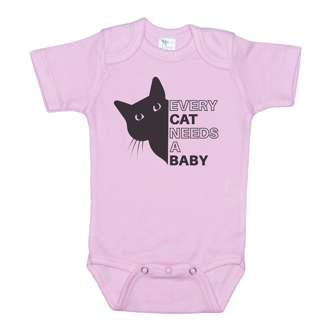 Kitten Onesie®, Every Cat Needs A Baby, Baby and Cat, Super Soft ...