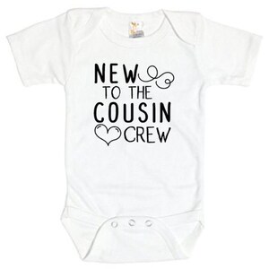 New to the Cousin Crew Onesie Cousin Onesie Cousin Bodysuit - Etsy