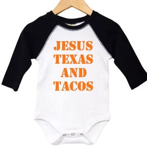 Texas Onesie Jesus Texas and Tacos Texas Bodysuit Texas - Etsy