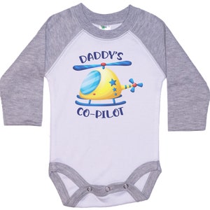 Helicopter Onesie®, Daddy's Co-pilot, Cute Baby Outfit, Baby Shower ...