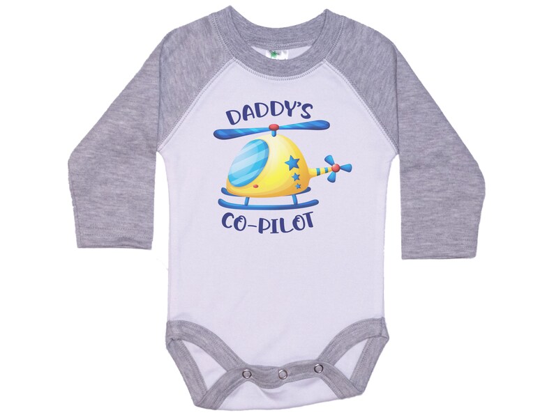 Helicopter Onesie®, Daddy's Co-pilot, Cute Baby Outfit, Baby Shower ...
