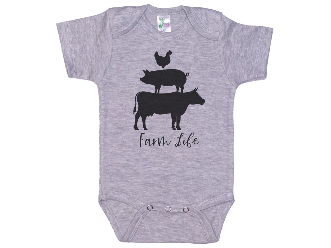 Baby Farmer Outfit, Farm Life, Infant Farm Onesie®, Farmer Onesie ...