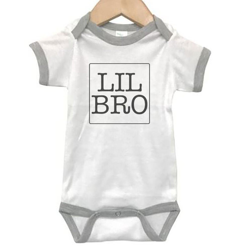 Lil Bro Onesie Lil Bro Little Brother Onesie Baby Brother | Etsy
