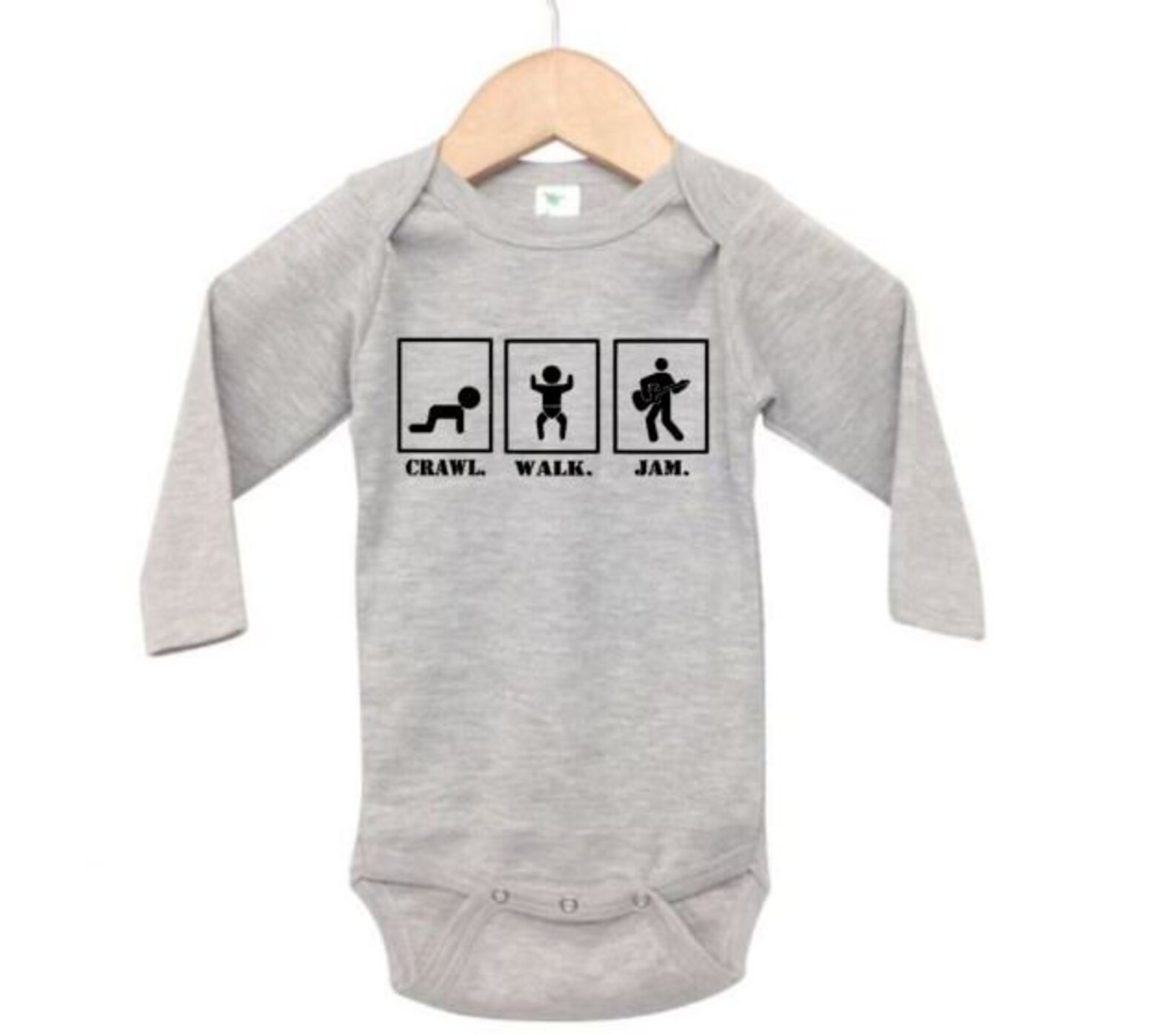 Guitar Onesie Crawl Walk Jam Guitar Bodysuit Baby | Etsy