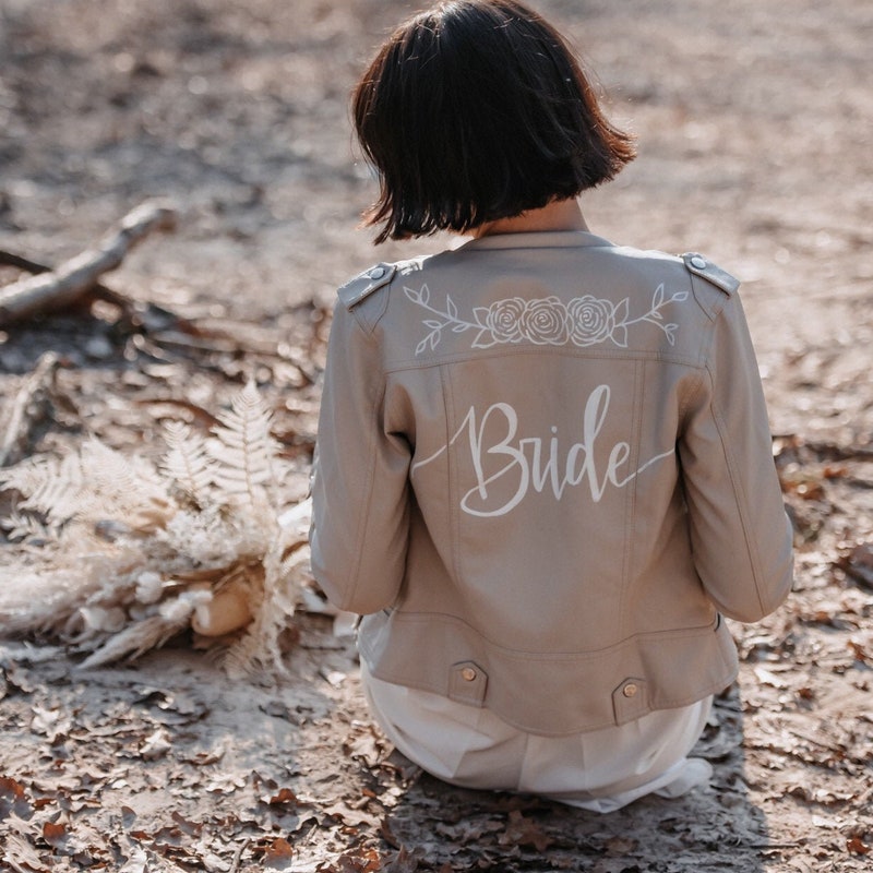 Leather Bride Jacket - Etsy