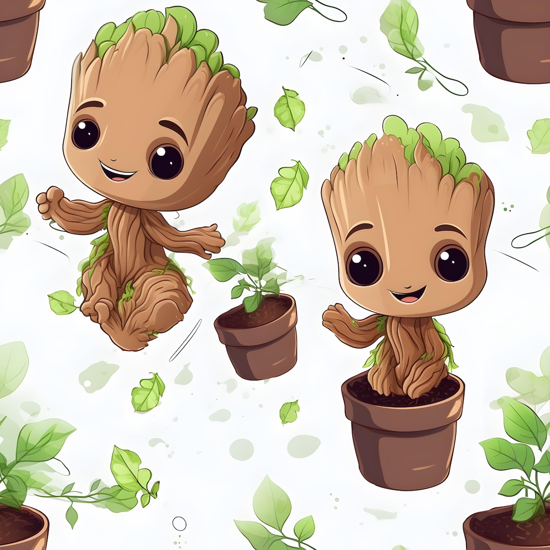 In-house Production of Baby Groot Fabric - Etsy