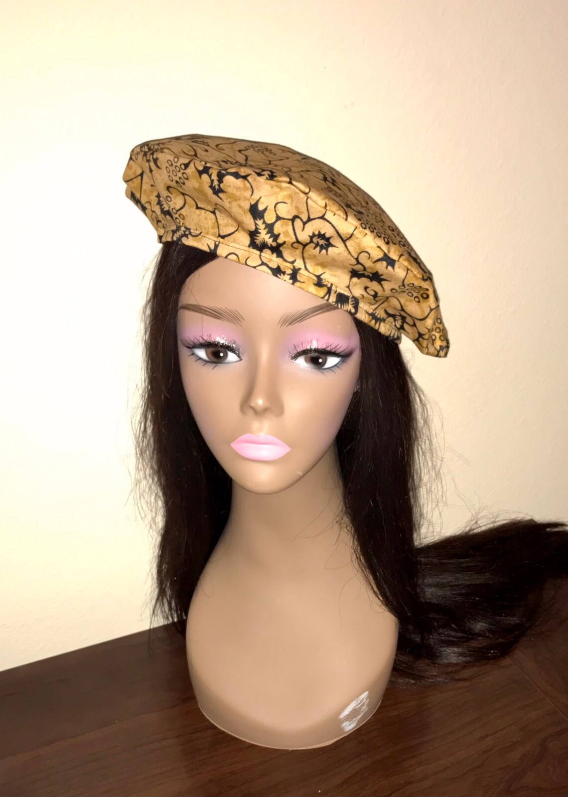 African hat African clothing for women-Berets-Beret hat for | Etsy