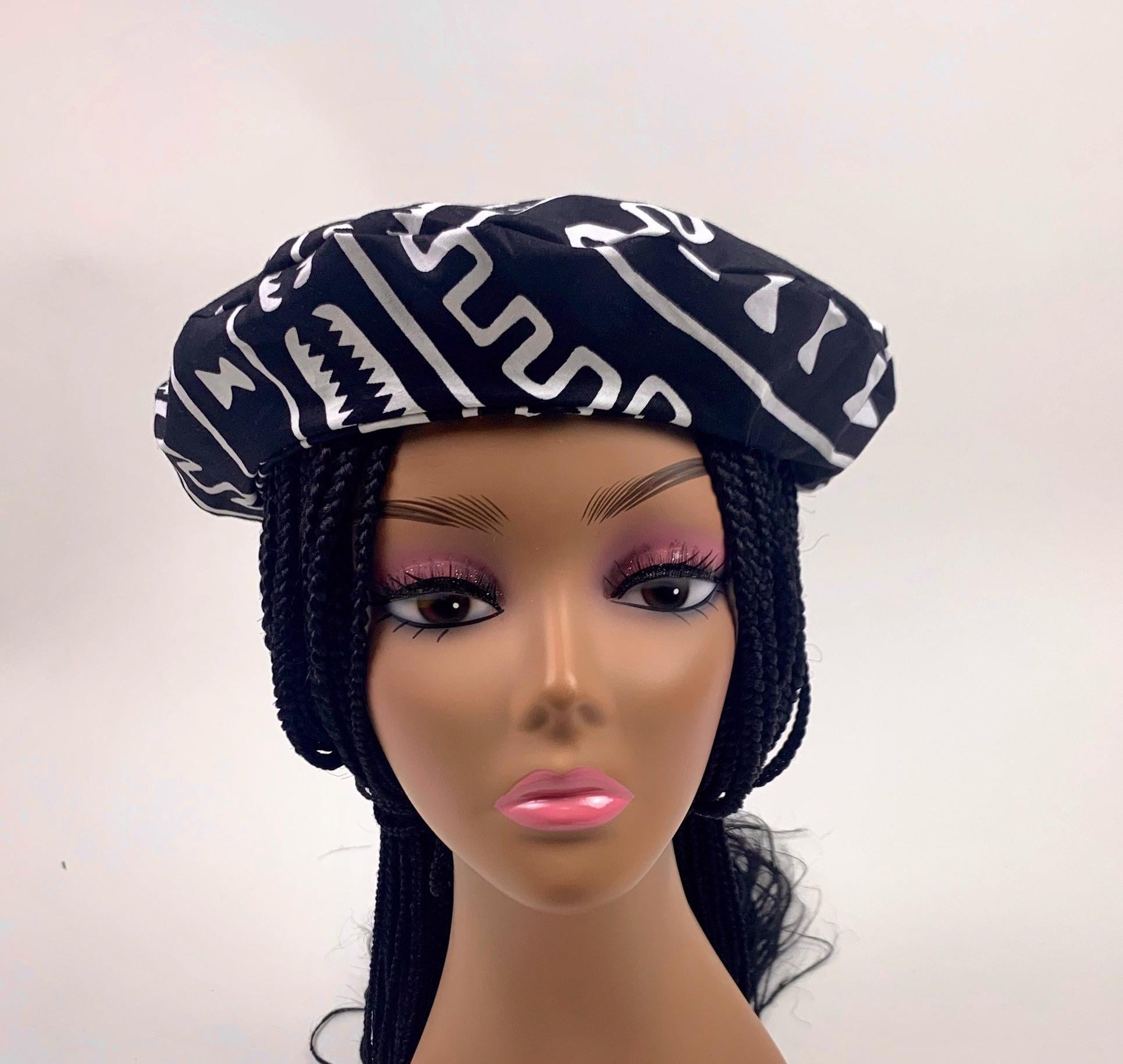 Stylish African Print Beret - Handcrafted With Authentic Ankara Fabric ...