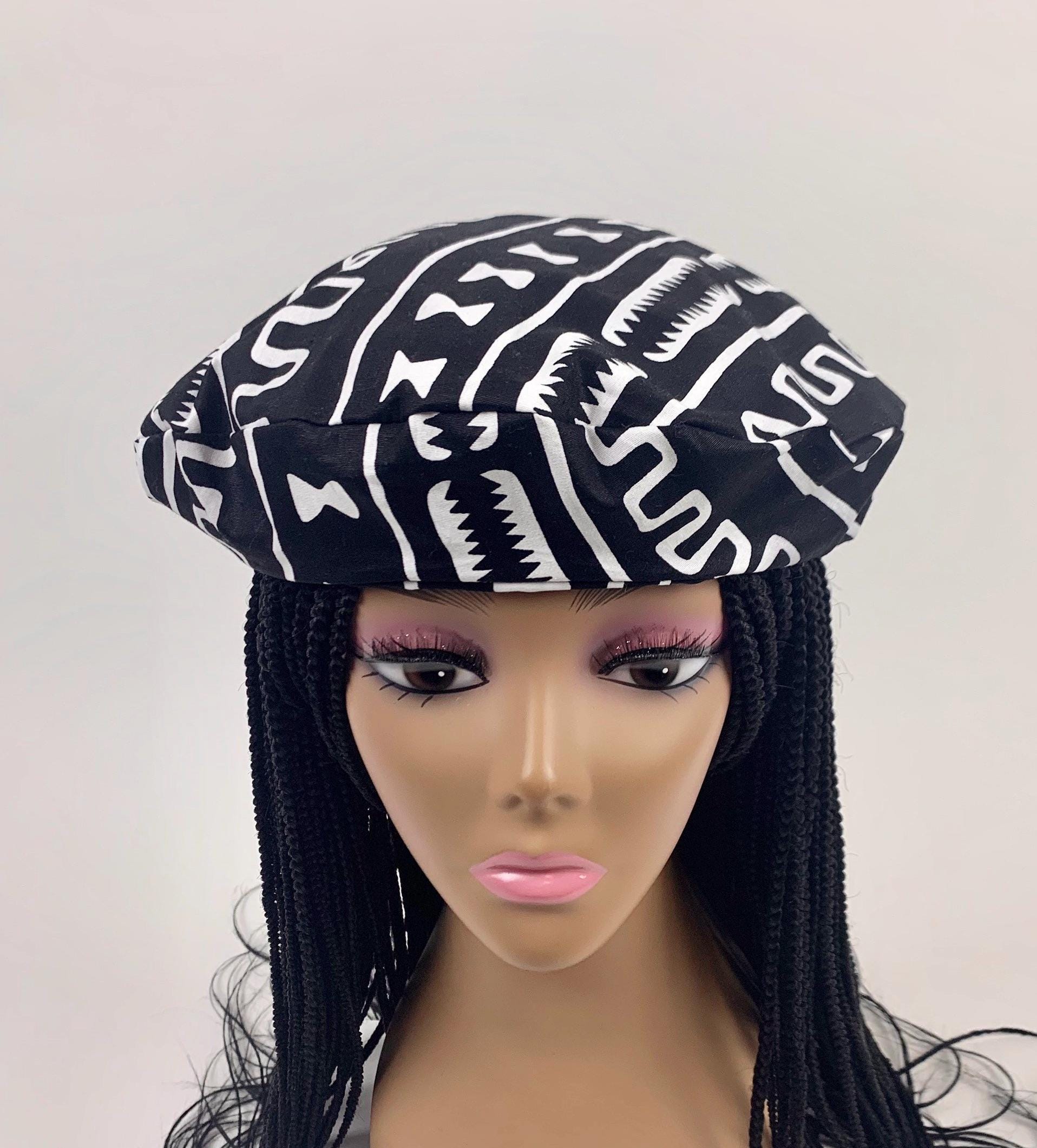 Stylish African Print Beret - Handcrafted With Authentic Ankara Fabric ...