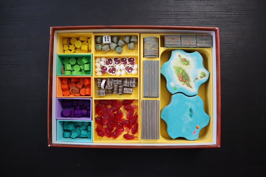 Vanuatu Board Game Inserts Organizer - Etsy