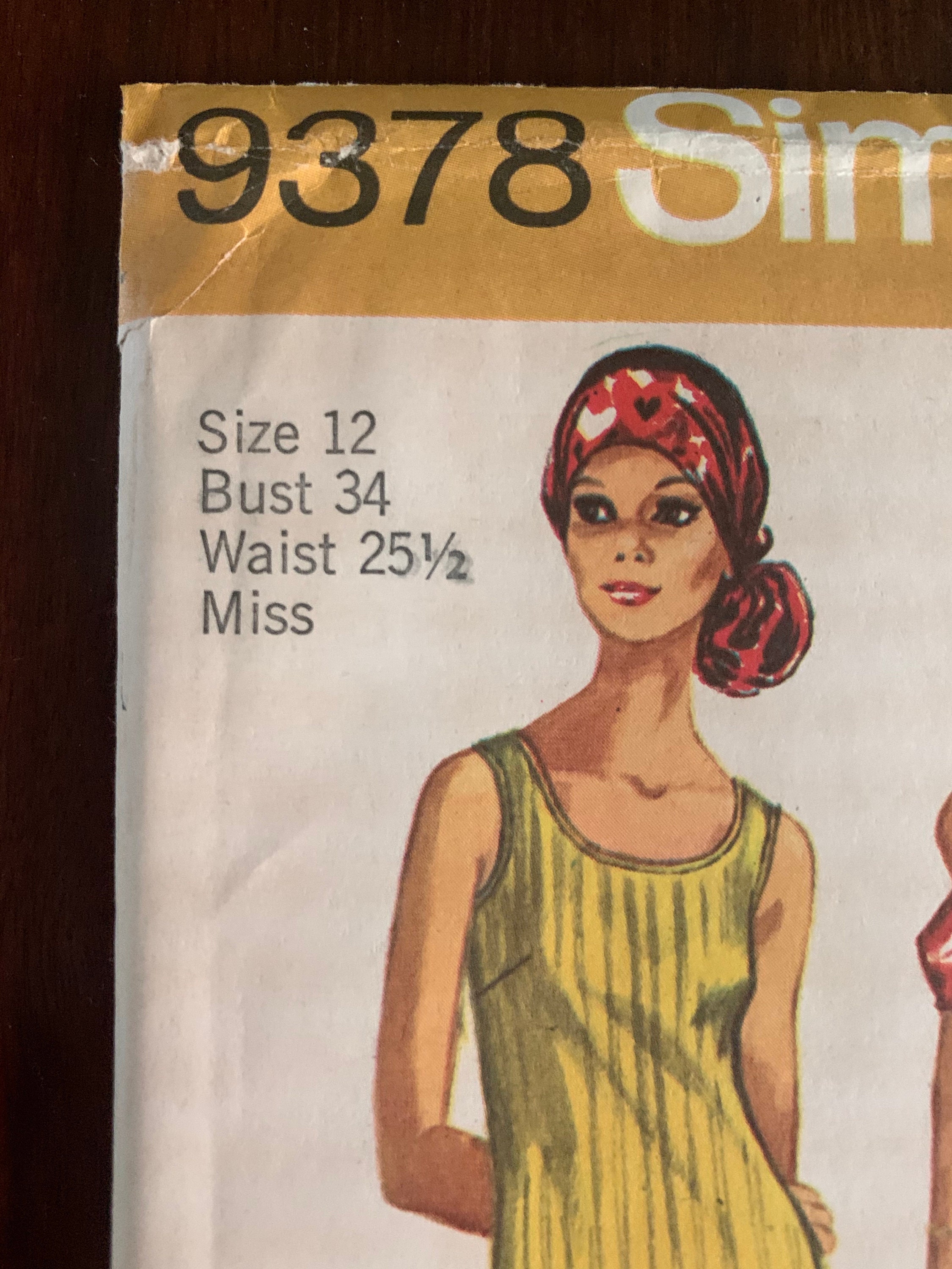 1971 Simplicity VINTAGE Sewing Pattern UNCUT Misses 12 - Etsy