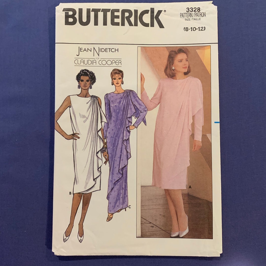1985 Butterick VINTAGE 3328 Sewing Pattern Womens 6-8-10 - Etsy.de
