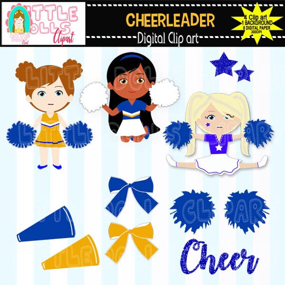 CHEER CLIPART instant Download - Etsy