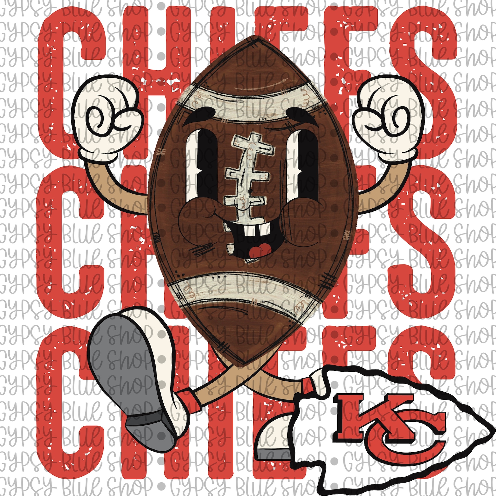 KC Chiefs Chiefs Kansas City Football Clip Art Kansas City - Etsy