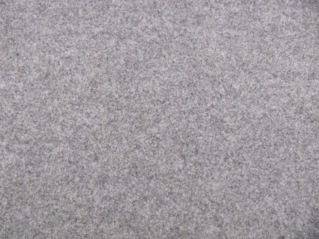 Wollfilz Meterware 3mm stark grau meliert Filz 3mm grauer Filz ...