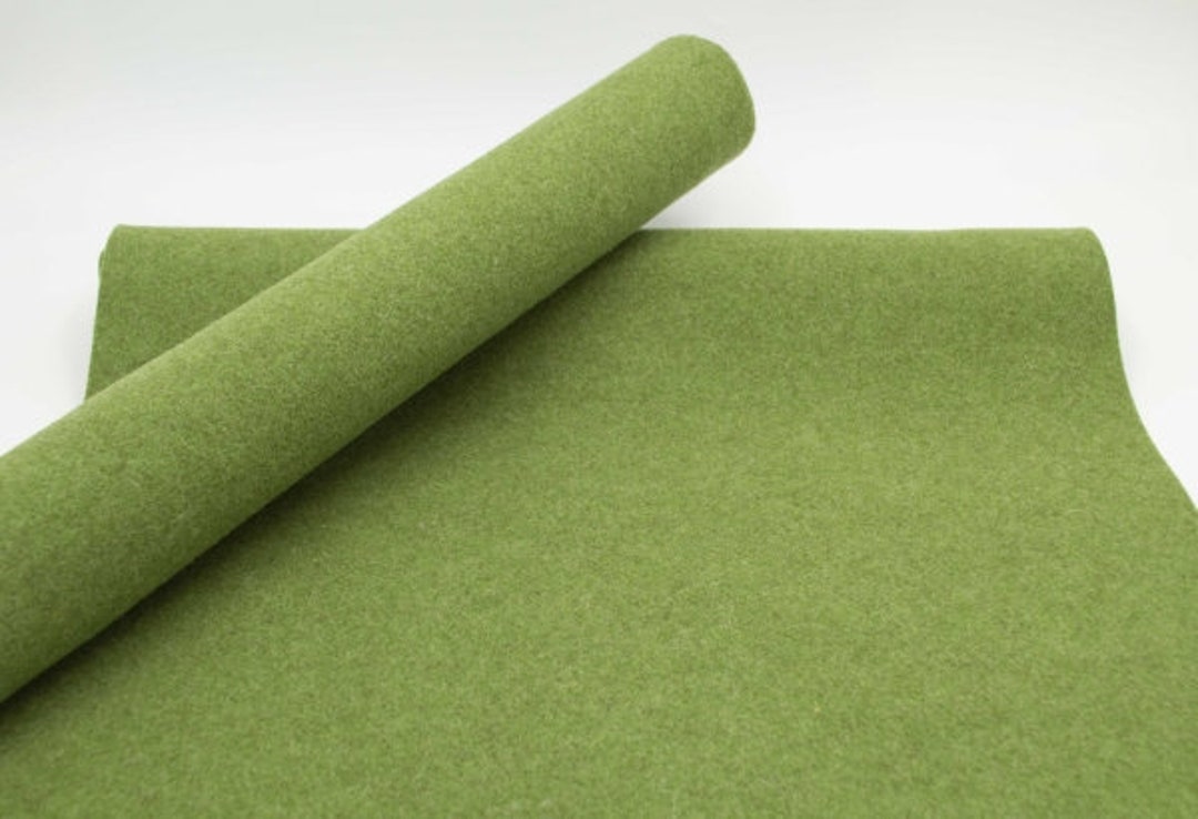 Filz Kiwigrün Grüner Wollfilz Kiwigrün Designerfilz Filz 3mm Stark in ...