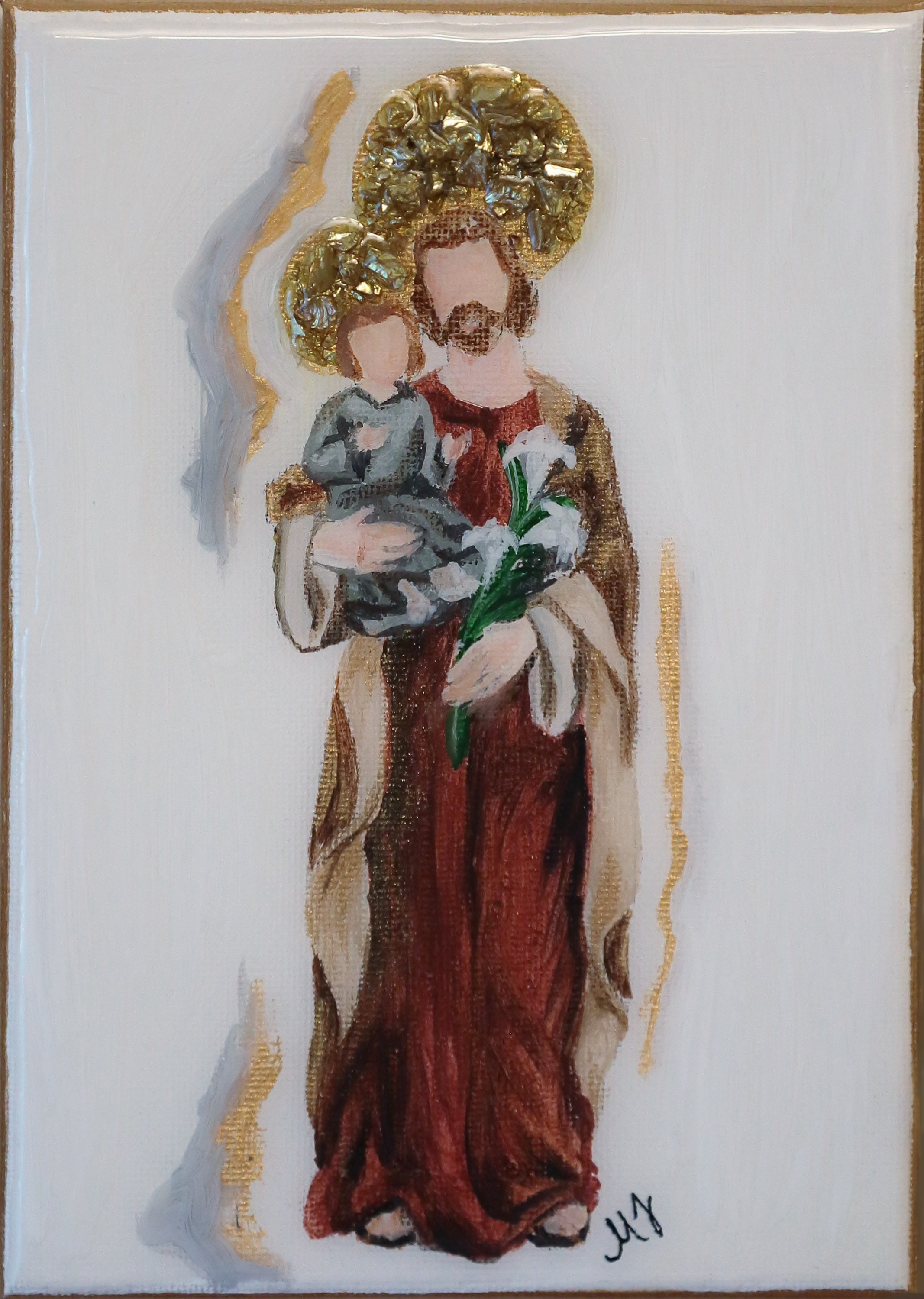 St. Joseph Painting - Etsy