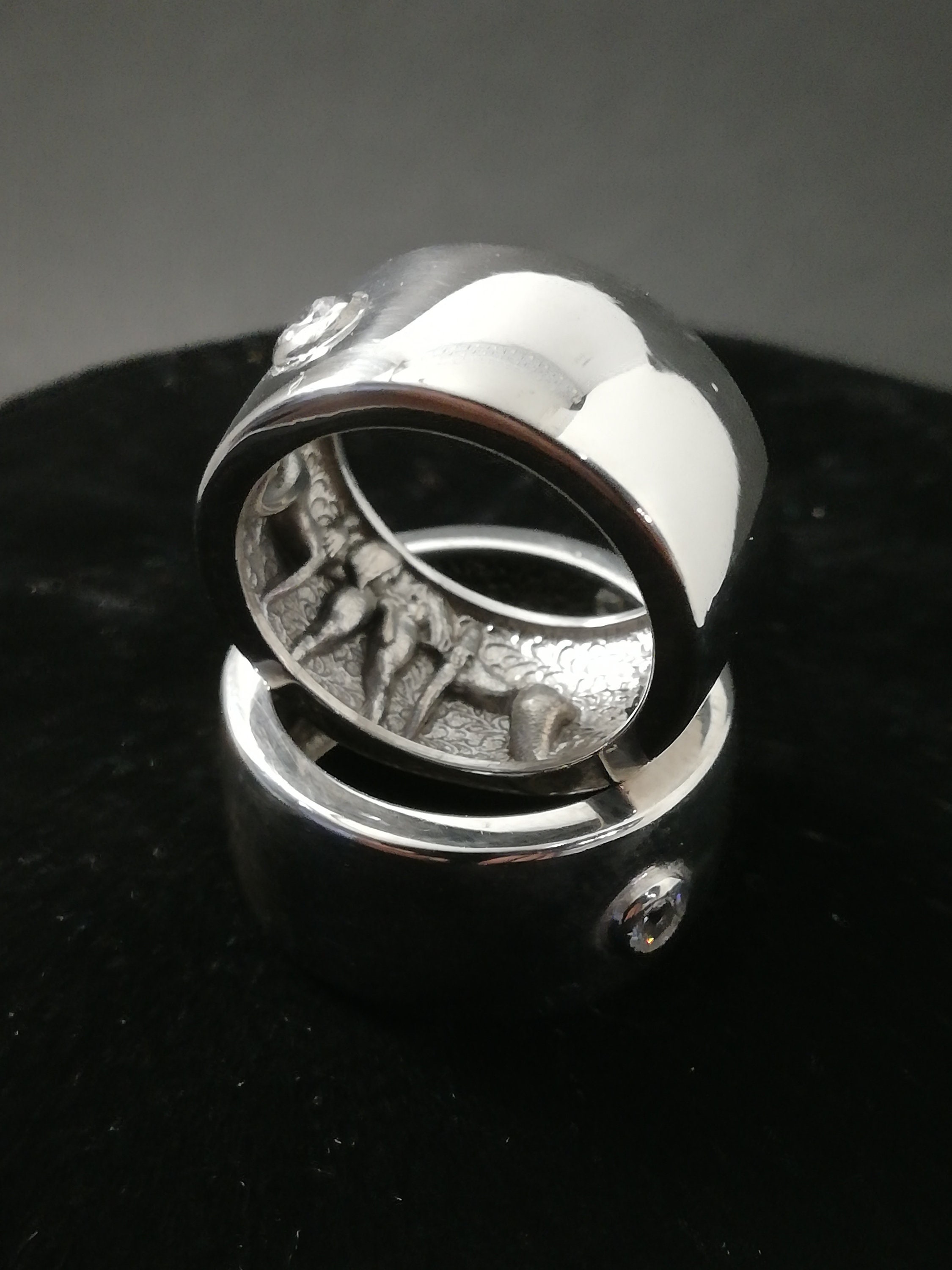 The Secret Swinging Threesome Ring Kinky Jewellery Silver - Etsy