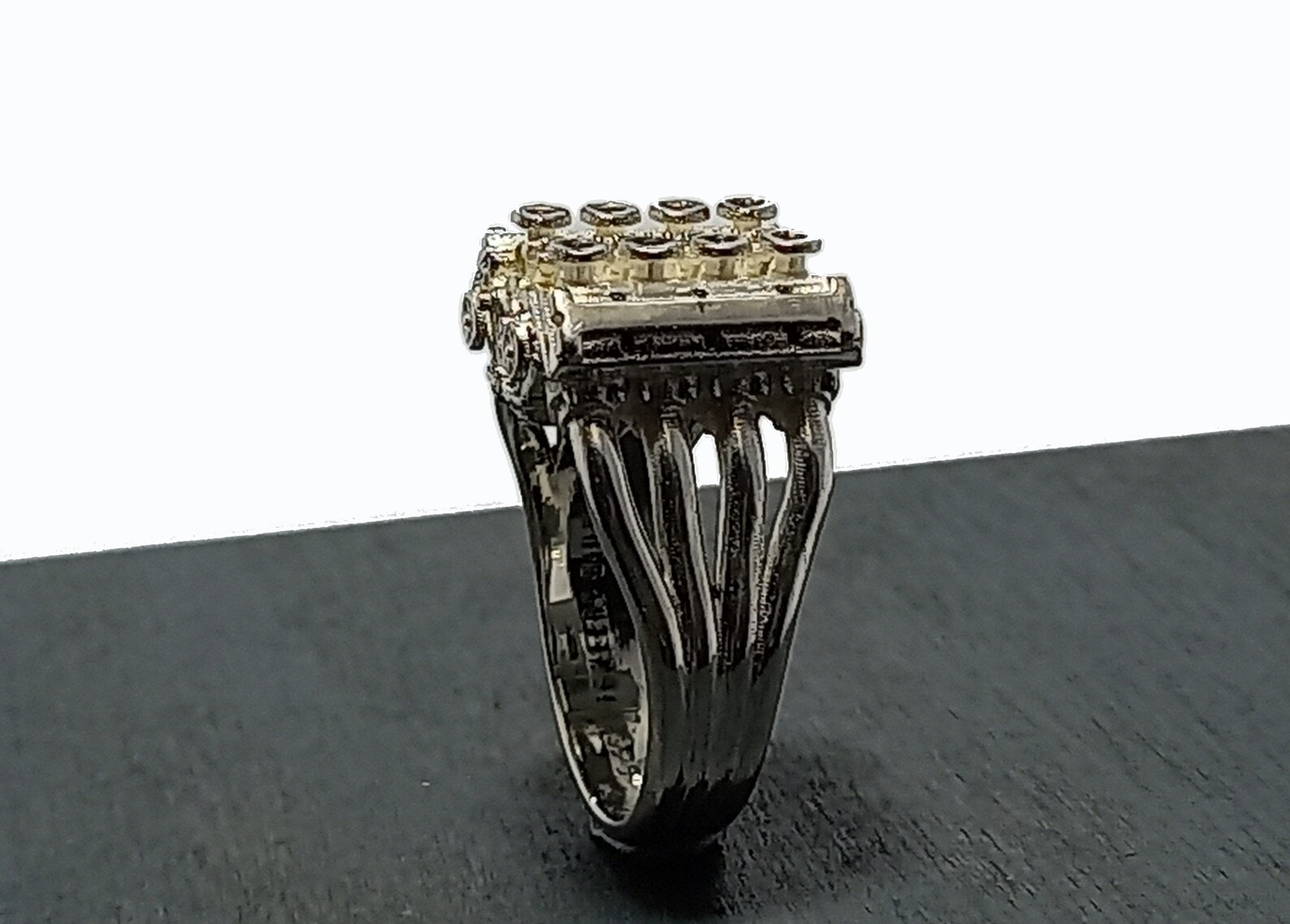 V8 Engine Ring Mechanic Ring LS2 Engine Ring V8 Racing - Etsy UK