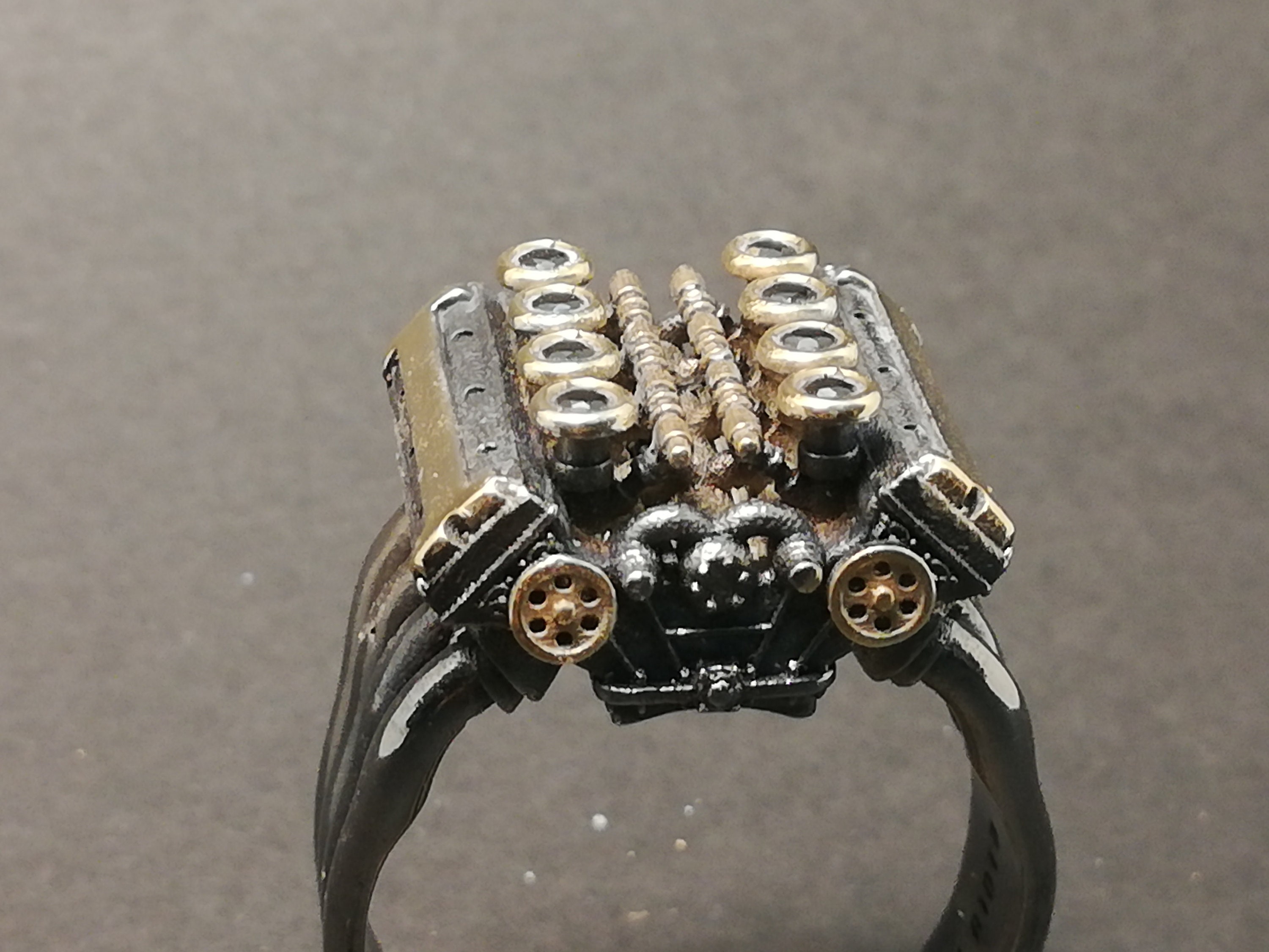 V8 Engine Ring Mechanic Ring LS2 Engine Ring V8 Racing - Etsy UK