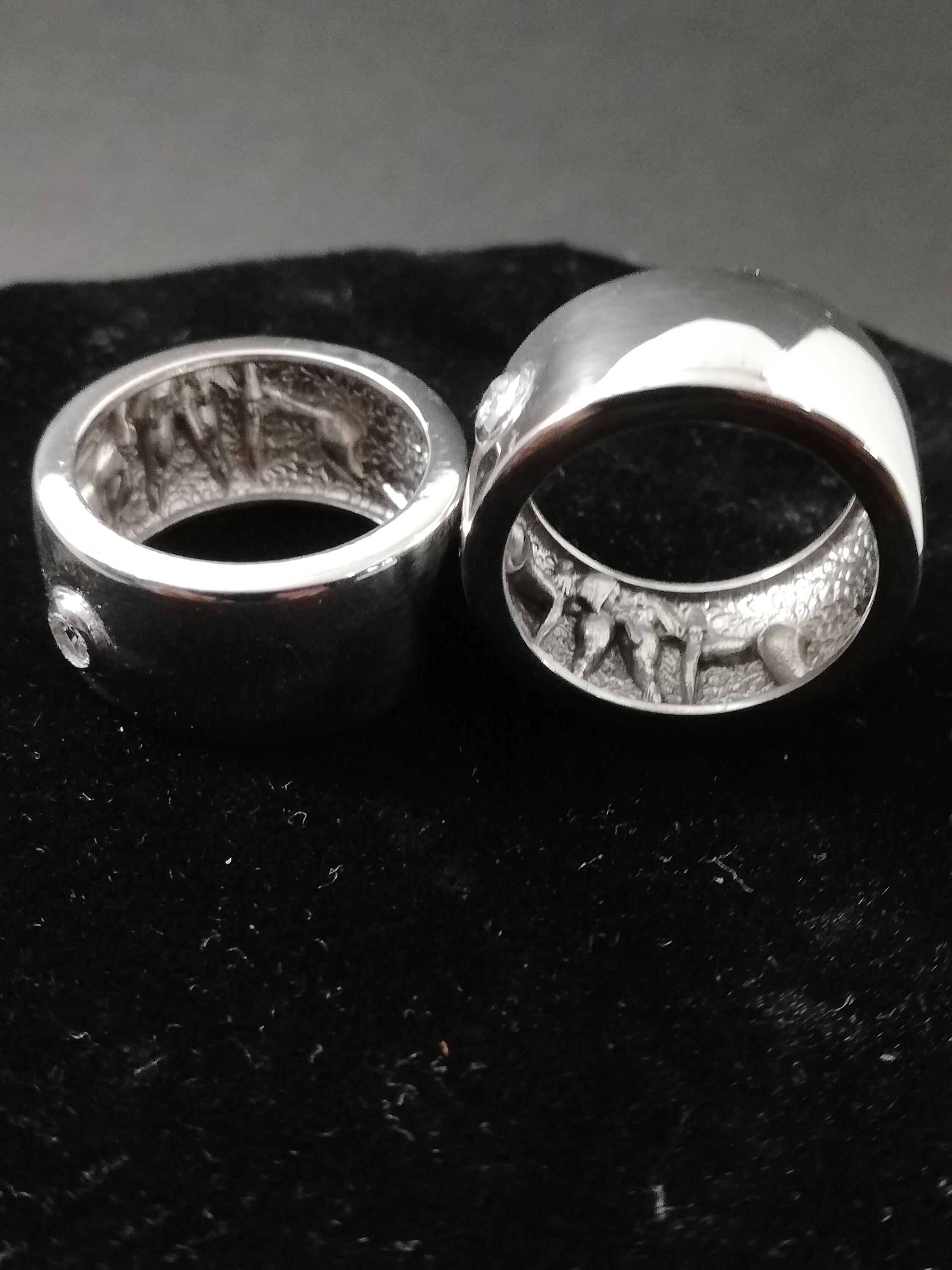 The Secret Swinging Threesome Ring Kinky Jewellery Silver - Etsy