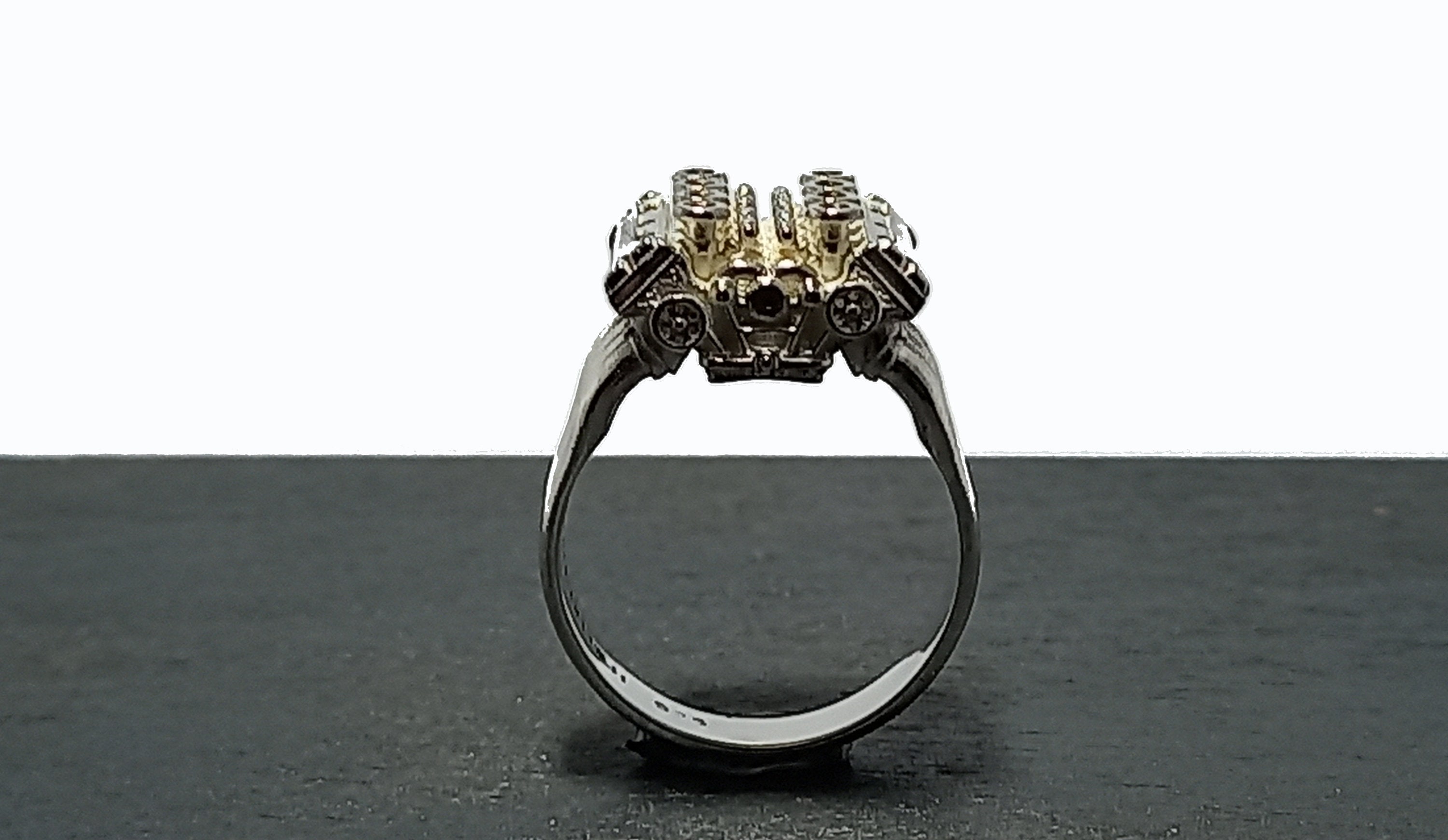 V8 Engine Ring Mechanic Ring LS2 Engine Ring V8 Racing - Etsy UK