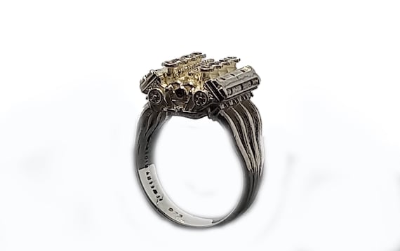 V8 Engine Ring Mechanic Ring LS2 Engine Ring V8 Racing - Etsy UK