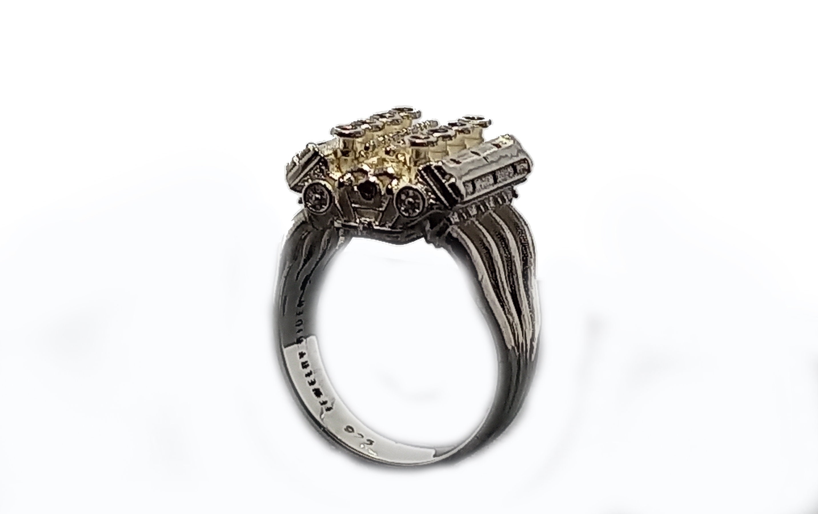 V8 Engine Ring Mechanic Ring LS2 Engine Ring V8 Racing - Etsy UK