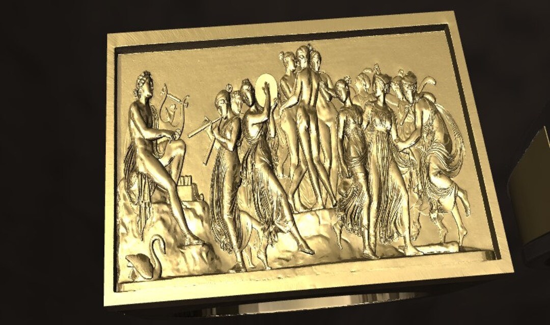 Apollo Dancing With the Nine Muses Ring, Hellenic, Ancient Greek ...