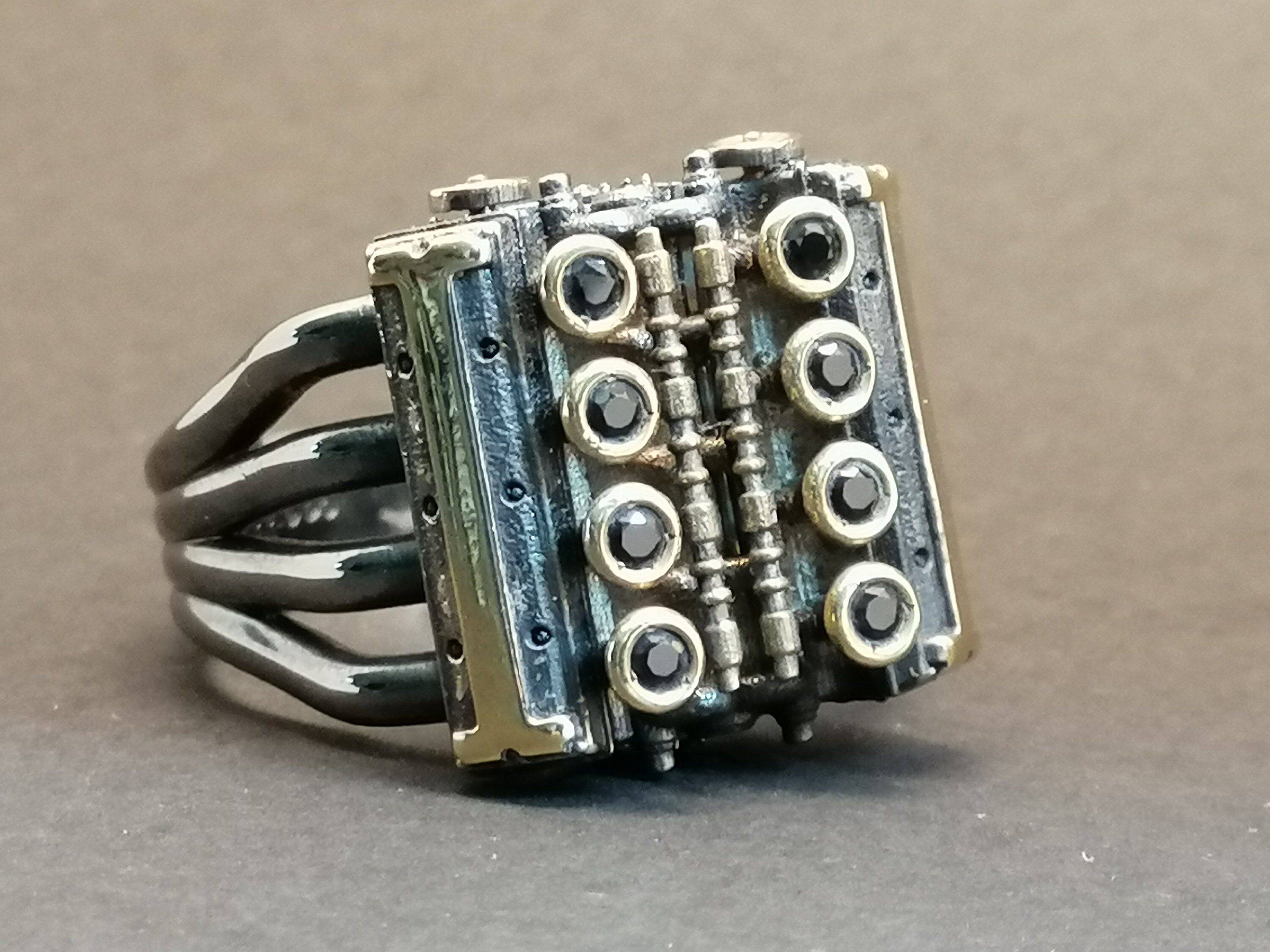 V8 Engine Ring Mechanic Ring LS2 Engine Ring V8 Racing - Etsy UK