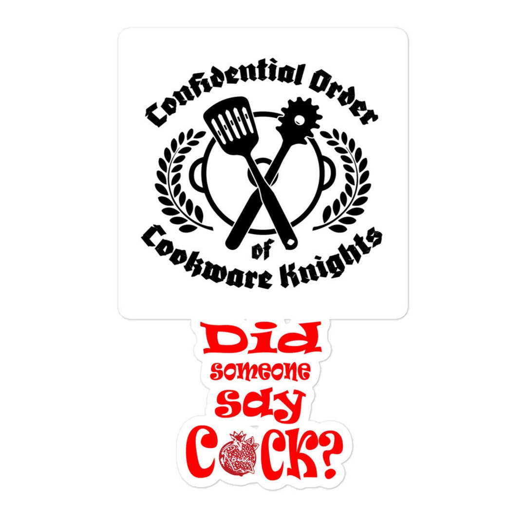 Confidential Order of Cookware Knights Stickers - Etsy