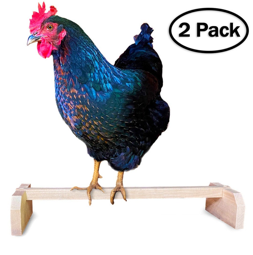 Backyard Barnyard 2 Pack Chicken Perch Strong Wooden Roosting - Etsy