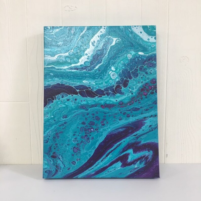 Acrylic Pour // Abstract Painting // Fluid Art // Original Artwork ...