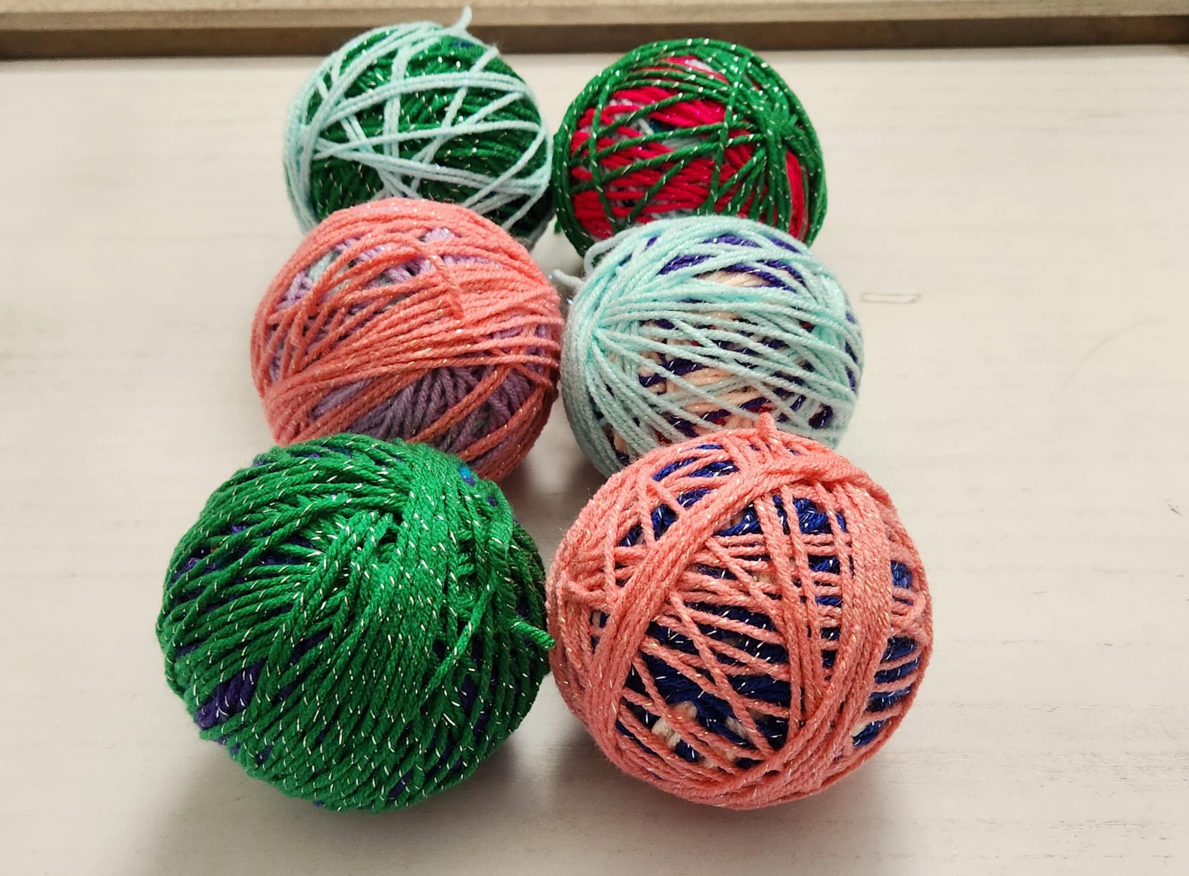 Scrap Yarn Balls, Sparkle Yarn Balls, Magic Yarn Ball, Medium Weight ...