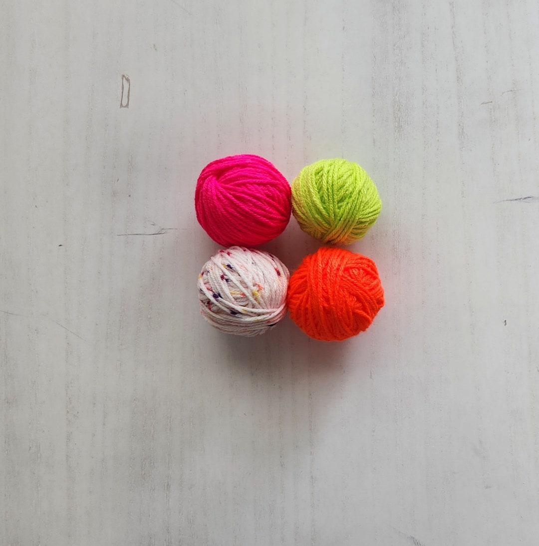 Scrap Yarn Ball Lot, Yarn Lot, Scrap Yarn, Acrylic Yarn Destash ...