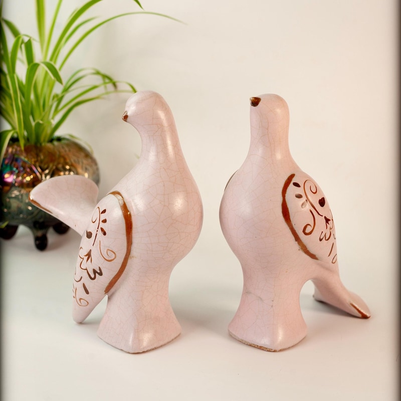 Pottery Dove Figurine - Etsy