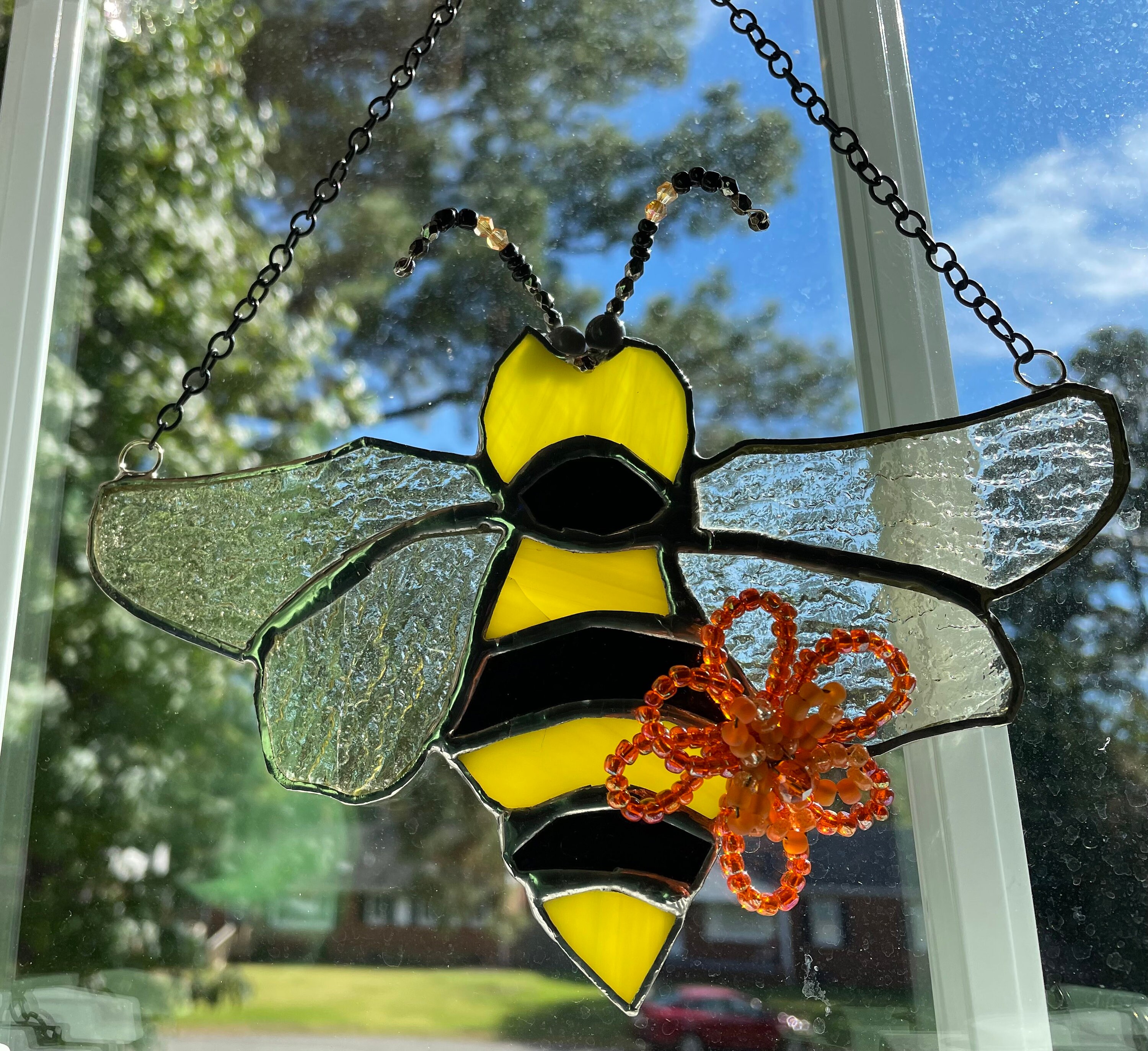 Stained Glass Bumble Bee - Etsy