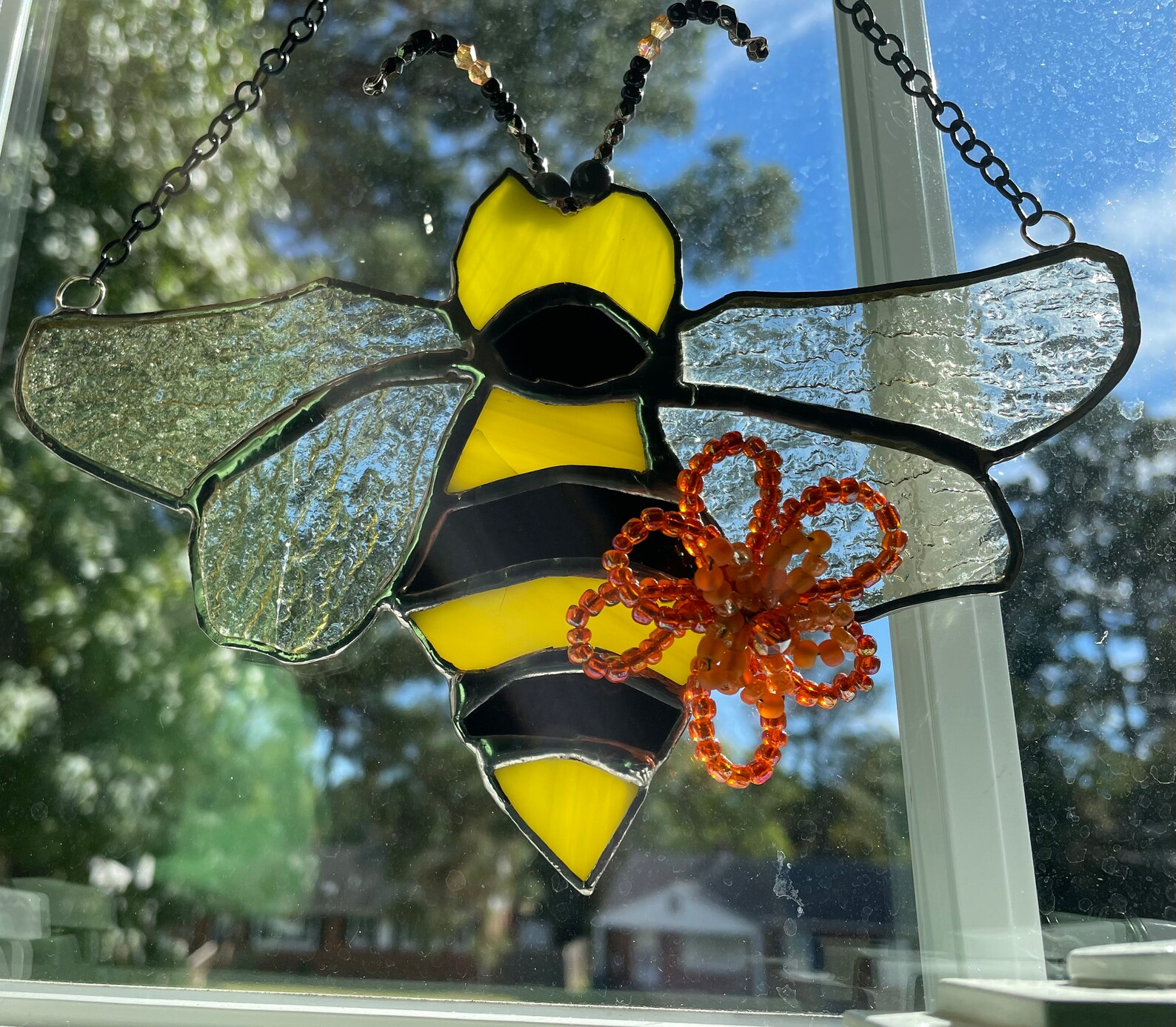 Stained Glass Bumble Bee - Etsy