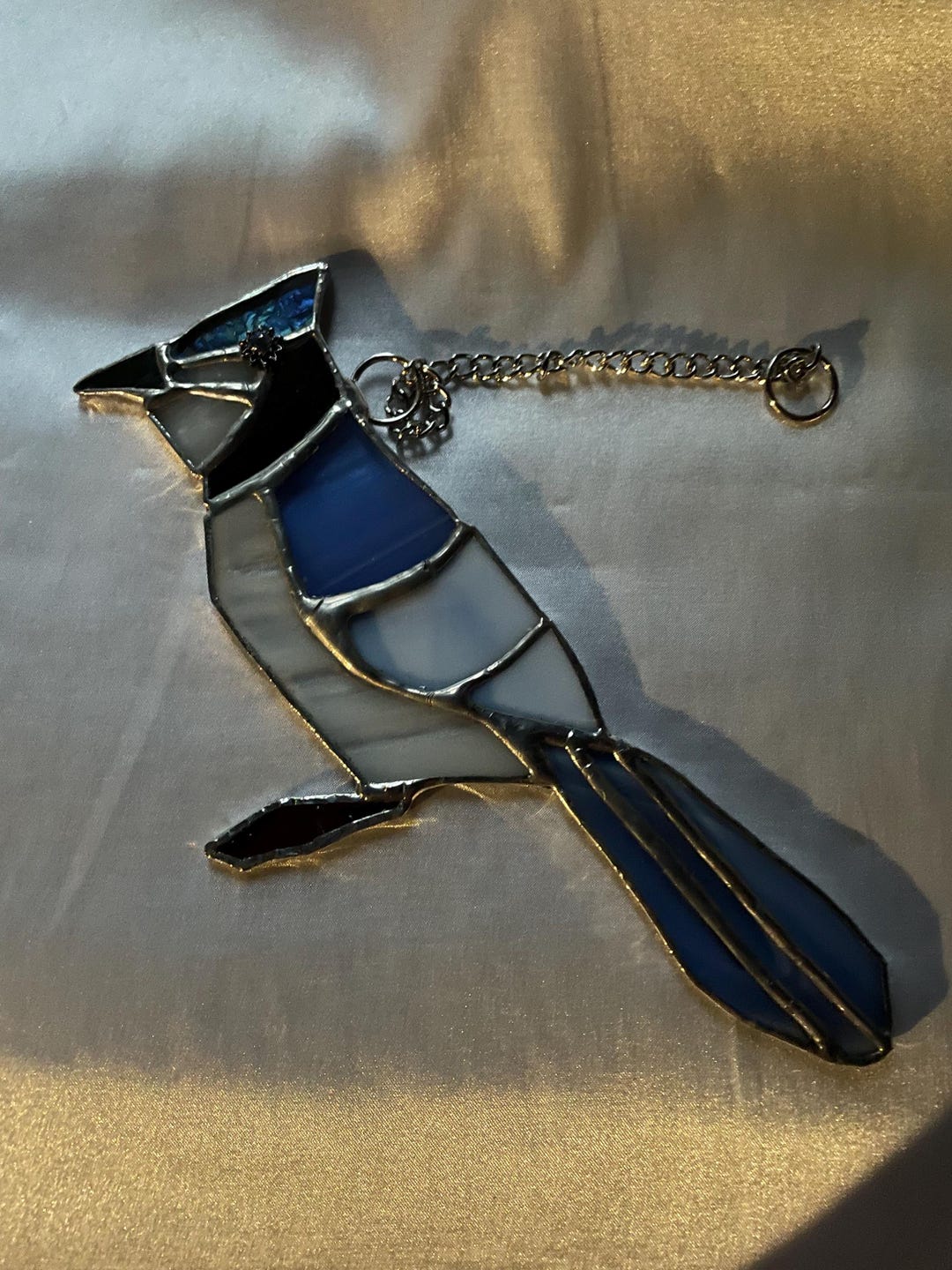 Stained Glass Blue Jay - Etsy
