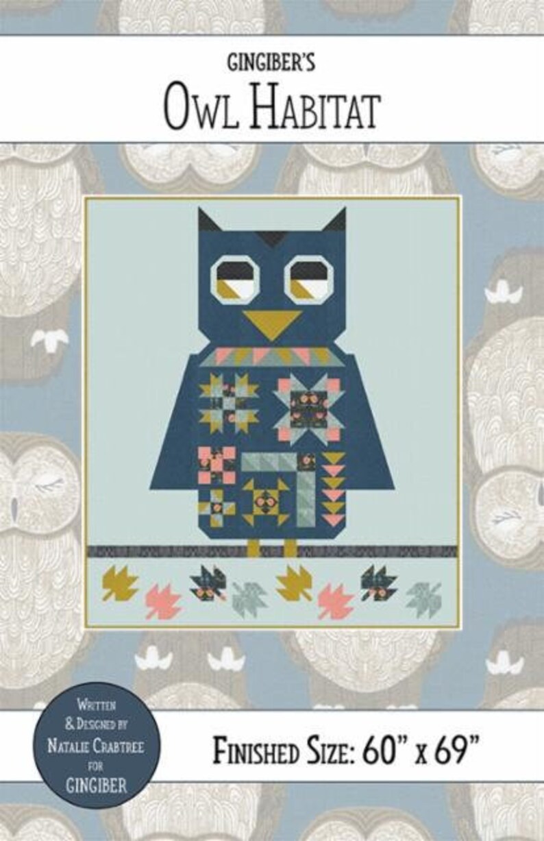 Owl Habitat Quilt Pattern by Gingiber - Etsy