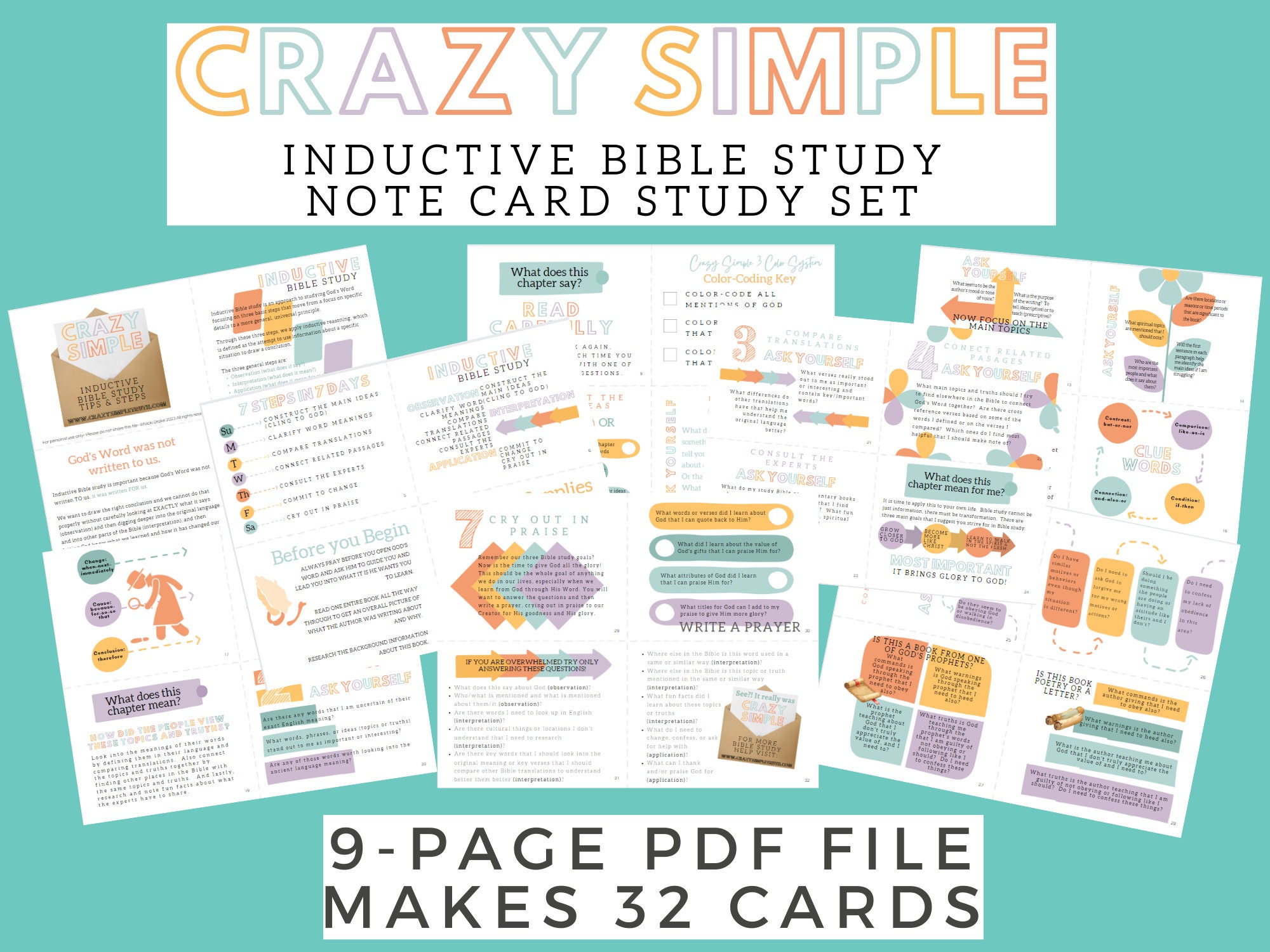 Inductive Bible Study Steps