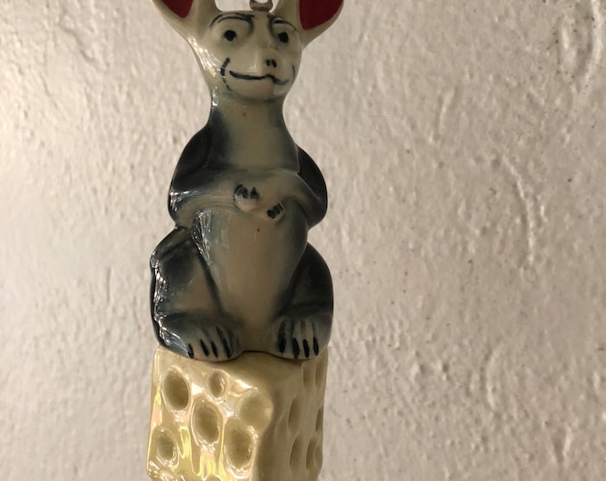 Godinger Silverplated 8 Mice Cheese Picks on Cheese Stand/vintage Mice ...