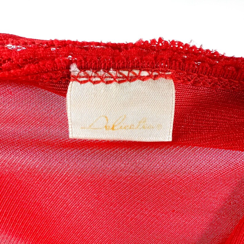 Vintage 80s Red Satin and Lace Teddy - Medium - Etsy